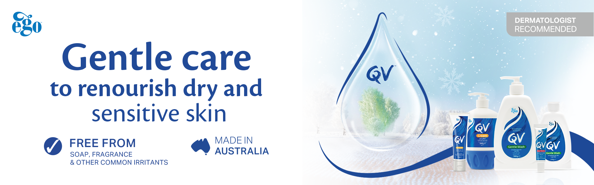 Products For Sensitive Skin | QV Skincare